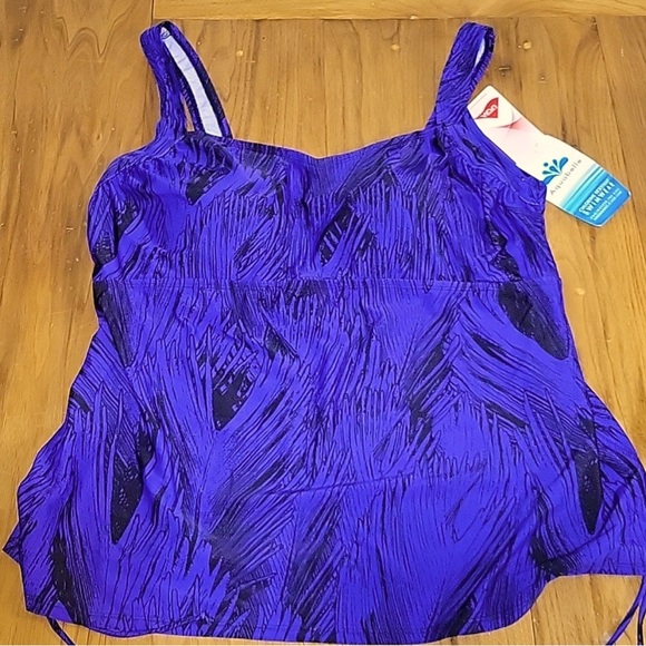 Swimsuits For All | Swim | Nwt Plus Backpurple Tankini Swim Top | Poshmark